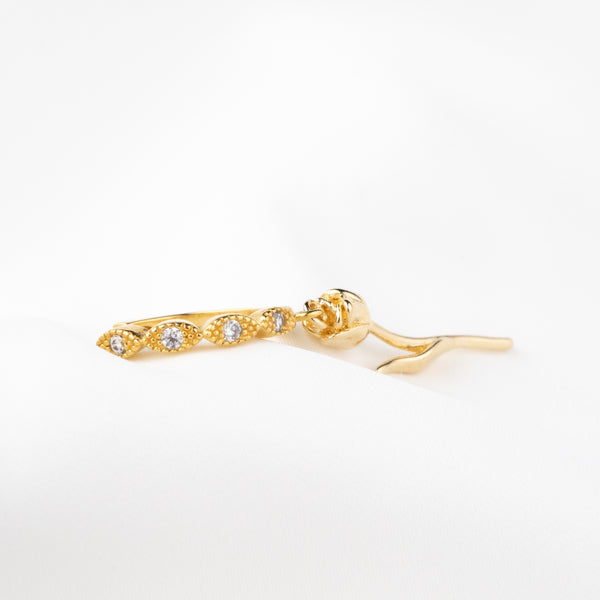 Golden Tulip Earring - Primrose Jewellery