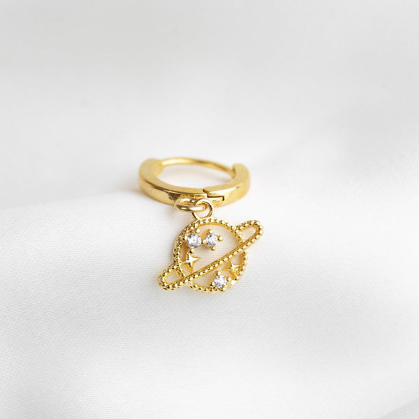 Golden Planet Earring - Primrose Jewellery